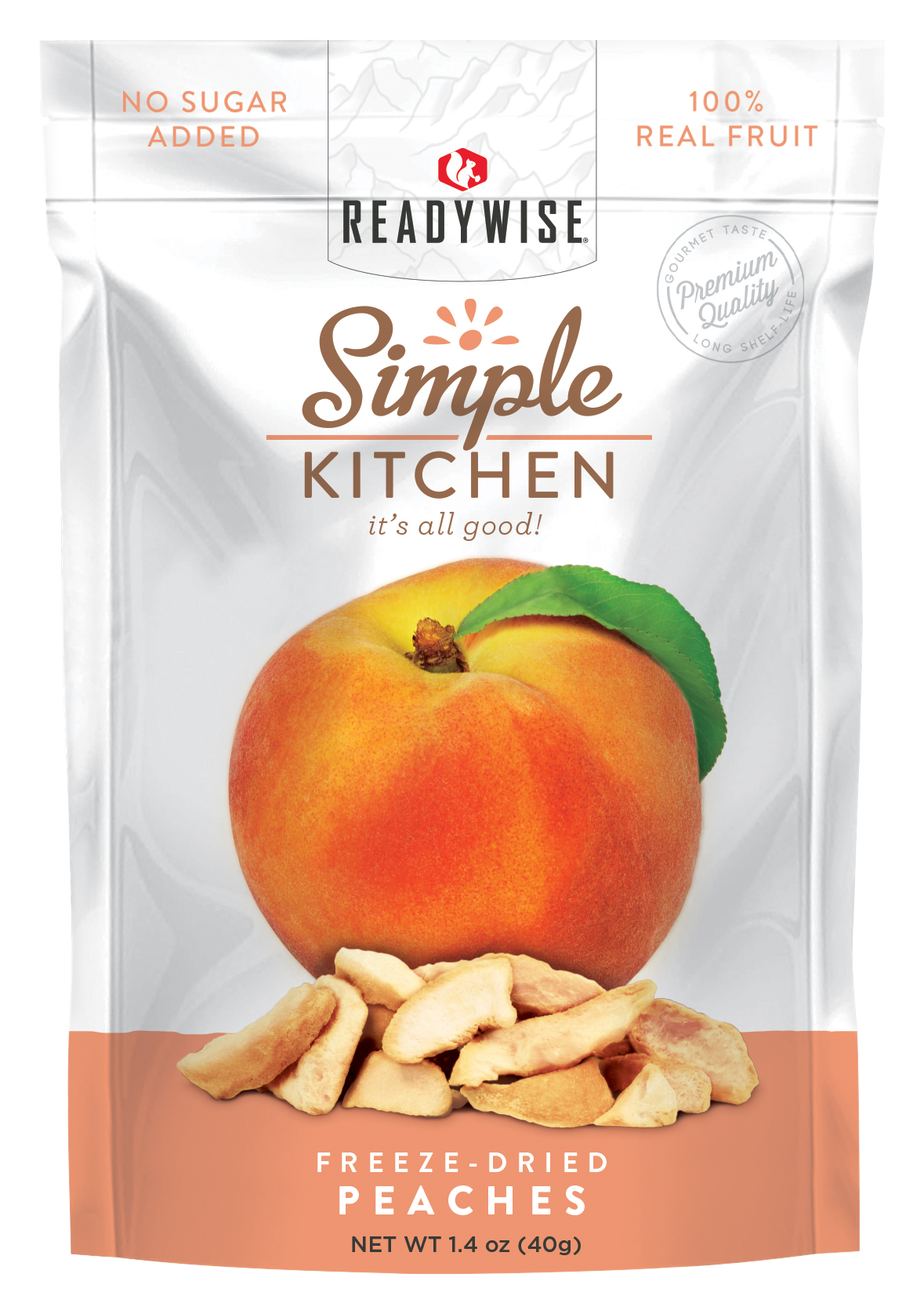 ReadyWise Simple Kitchen Freeze-Dried Sliced Peaches | Mack's Prairie Wings